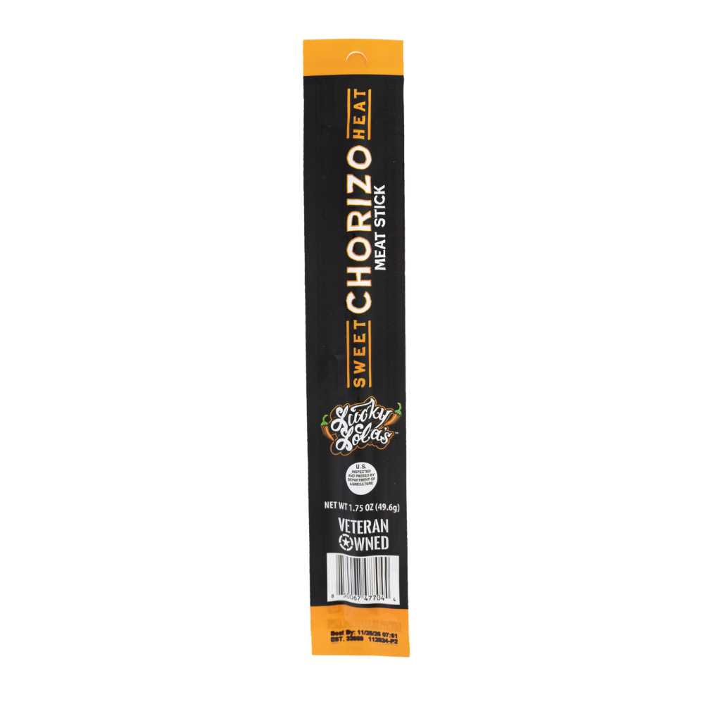 Sweet Chorizo Heat Meat Stick – Lucky Lola's Foods